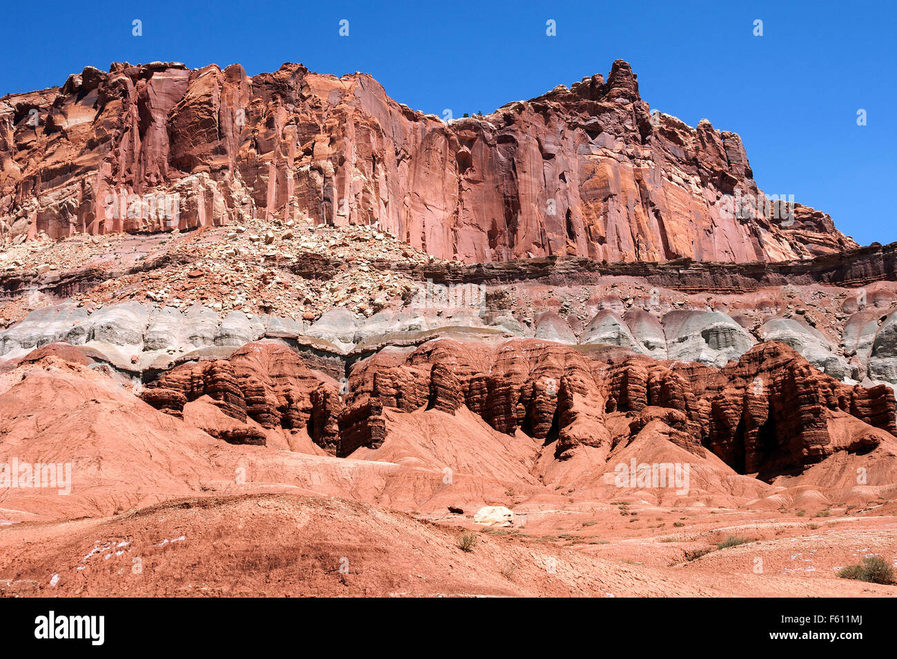 The Castle, Capitol Reef National Park, Utah, USA Stock Photo - Alamy