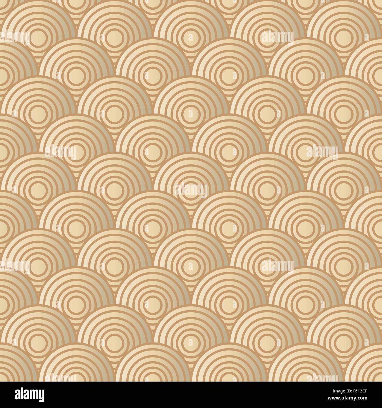 Overlap Gold Circle Pattern Stock Vector Image & Art - Alamy