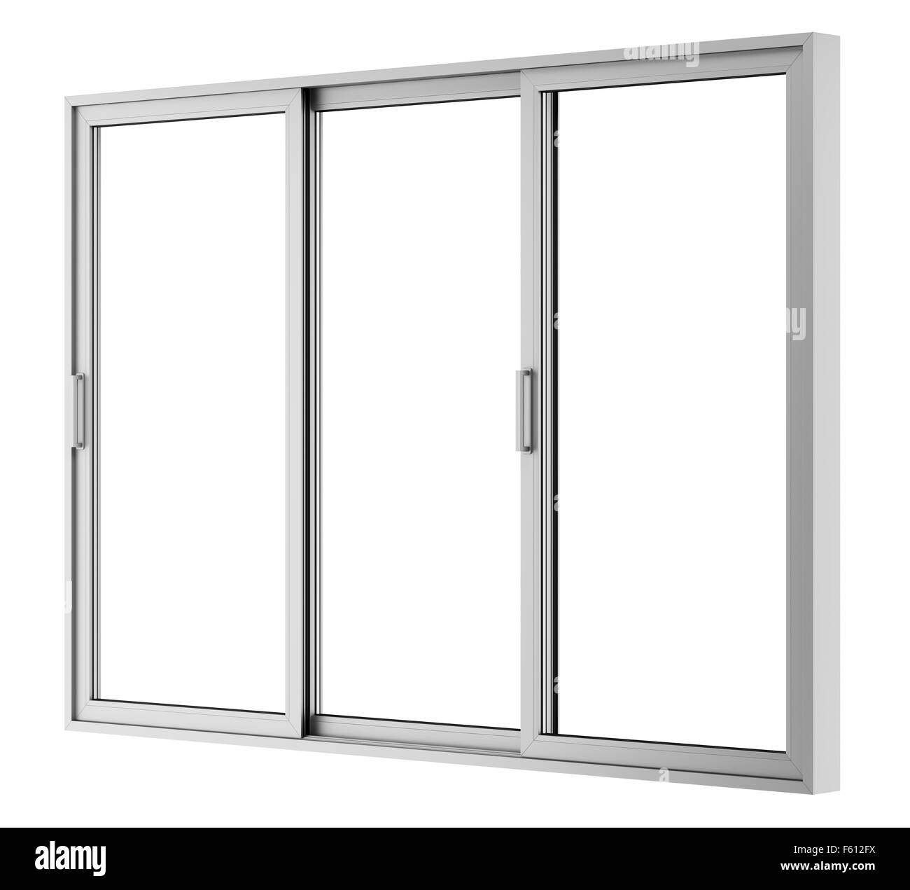 gray metallic window isolated on white background Stock Photo - Alamy
