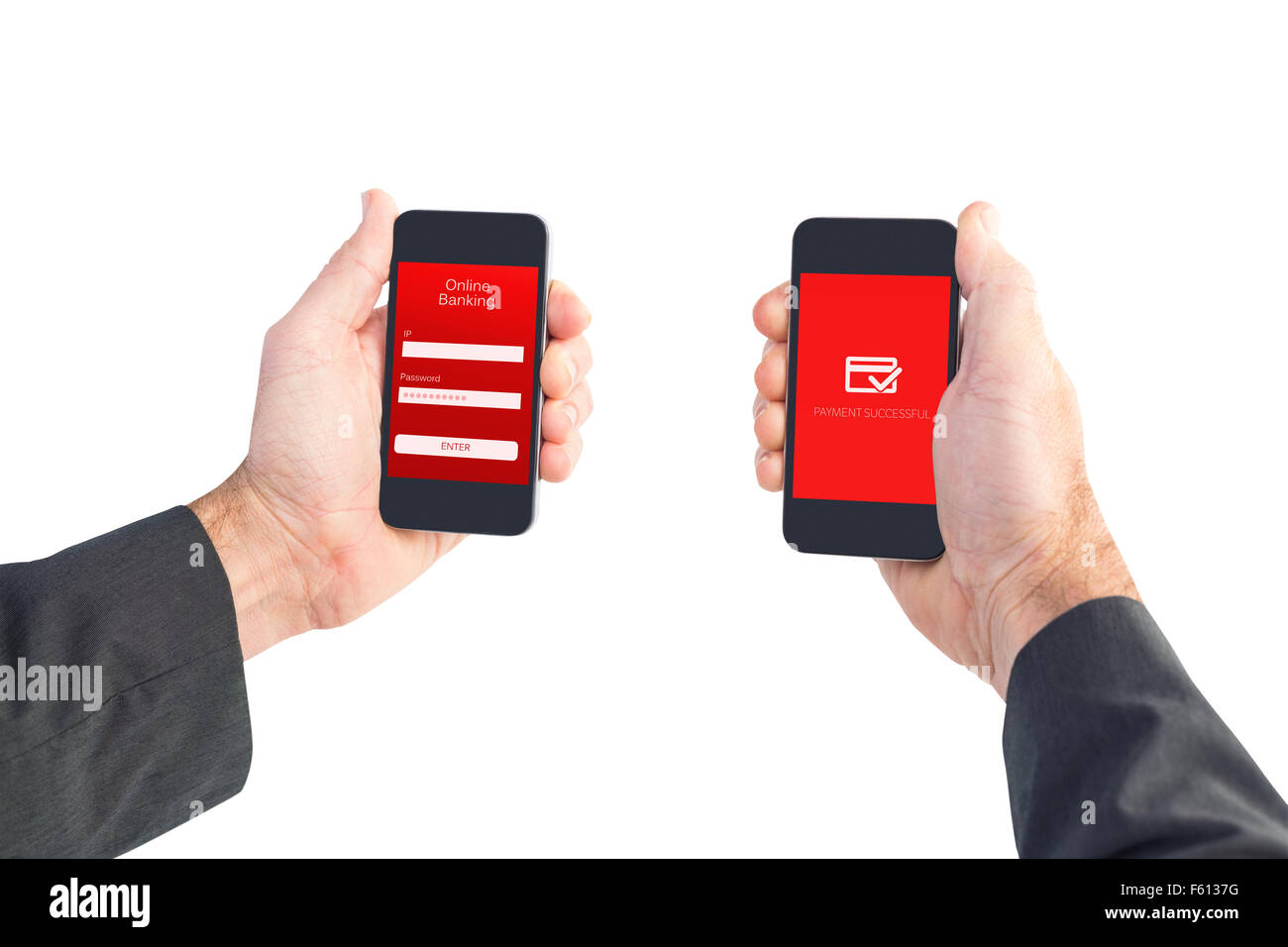 Holding phones hi-res stock photography and images - Alamy