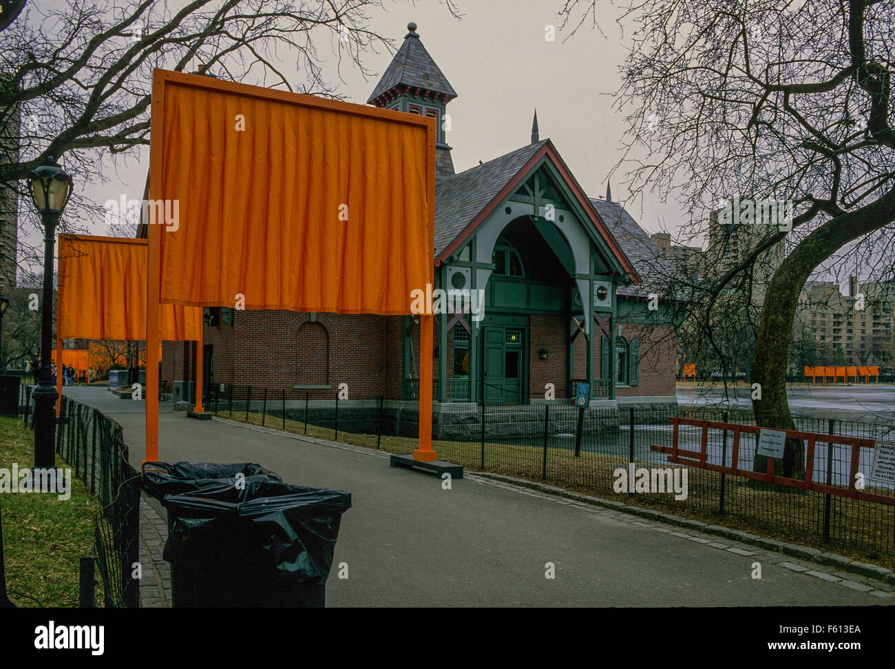 The Gates, Central Park, New York, 1979-2005 Stock Photo - Alamy