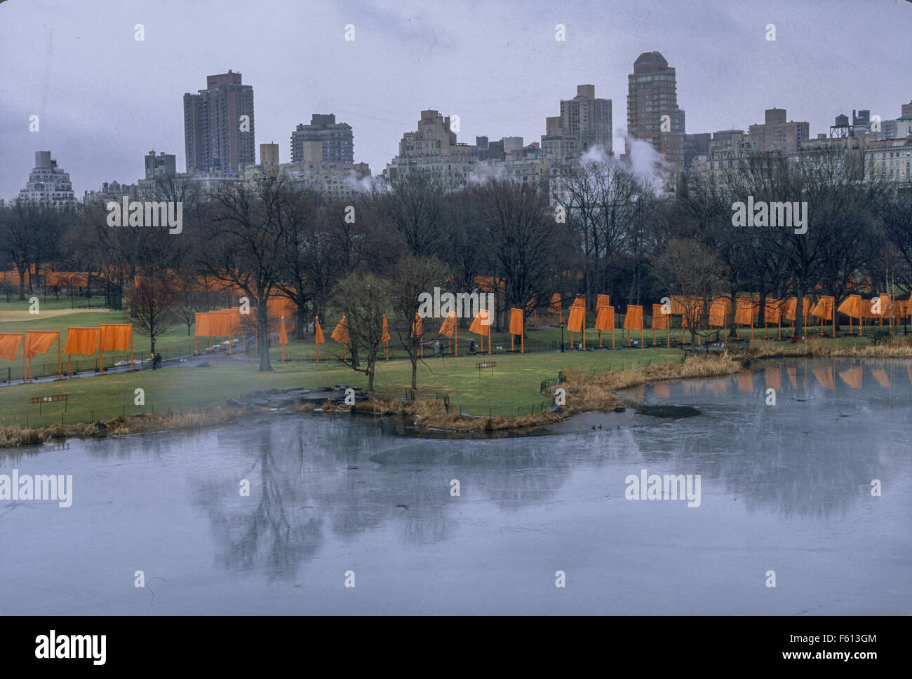 The Gates, Central Park, New York, 1979-2005 Stock Photo - Alamy