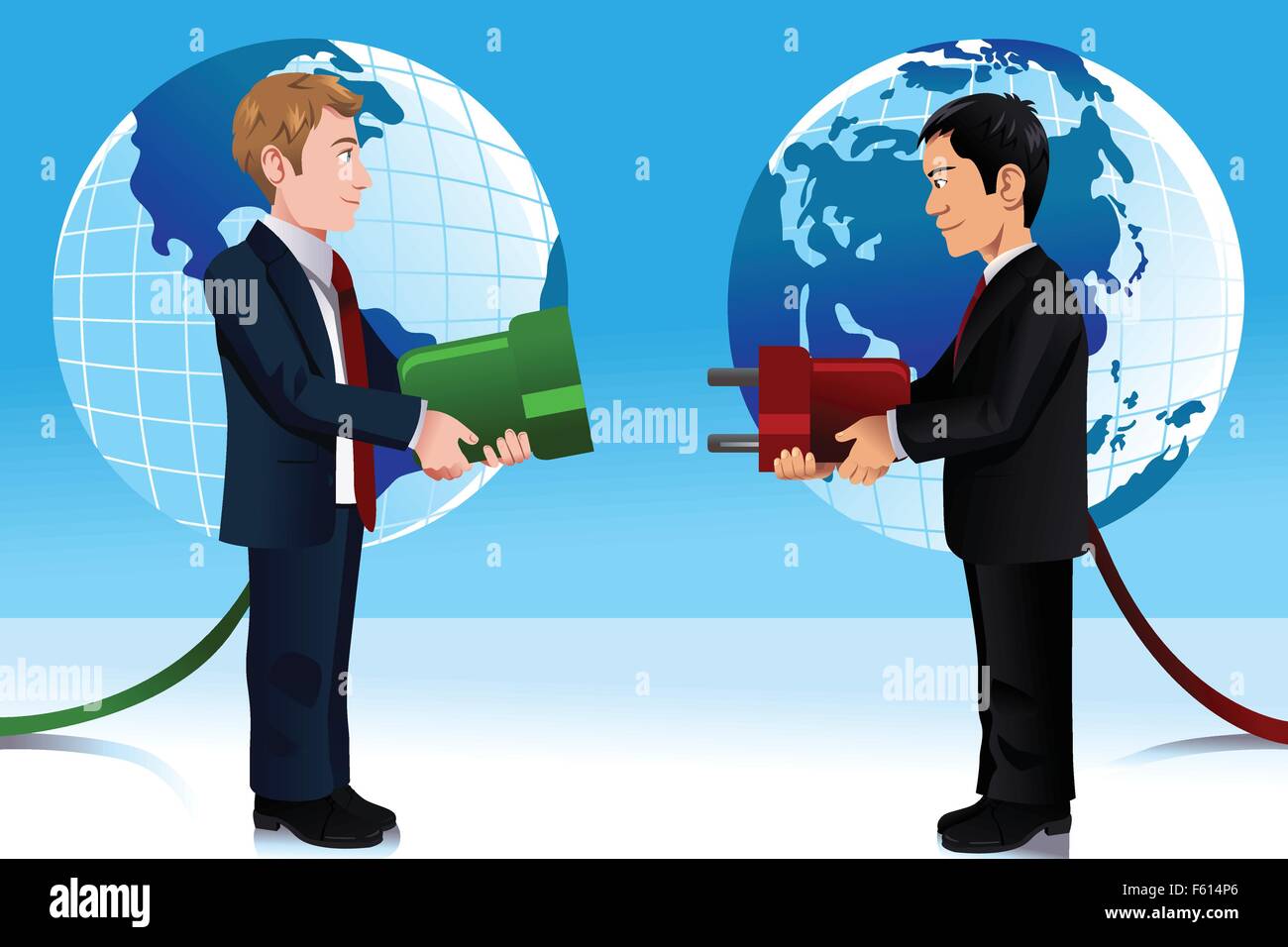 Connecting europe asia Stock Vector Images - Alamy