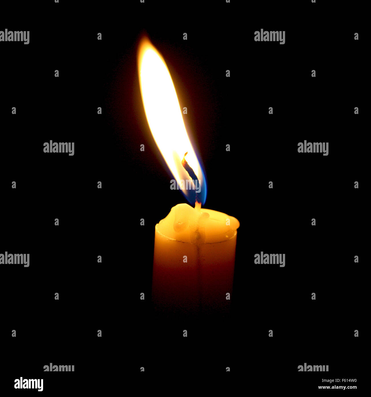 Candle light in the dark Stock Photo - Alamy