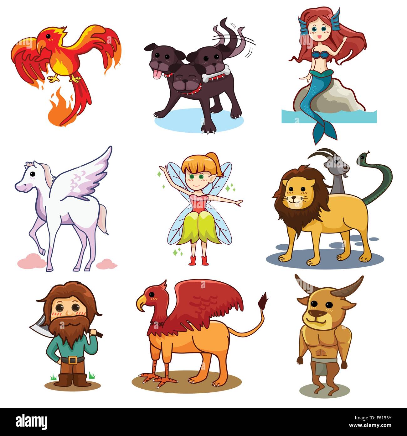 A modern fairy tale drawing Stock Vector Images - Alamy