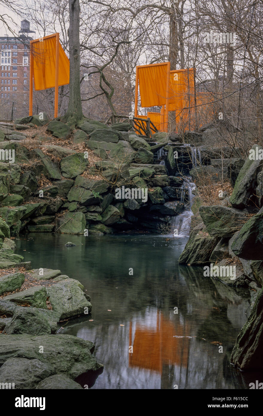 The Gates, Central Park, New York, 1979-2005 Stock Photo - Alamy