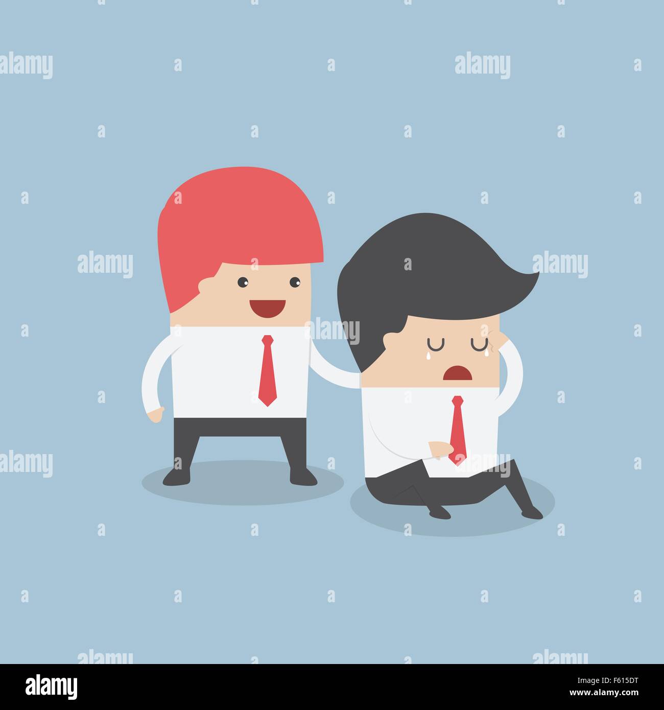 Consoling couple Stock Vector Images - Alamy