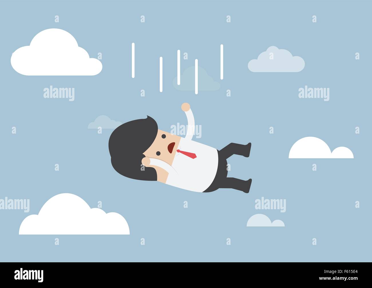 Free falling illustration hi-res stock photography and images - Alamy