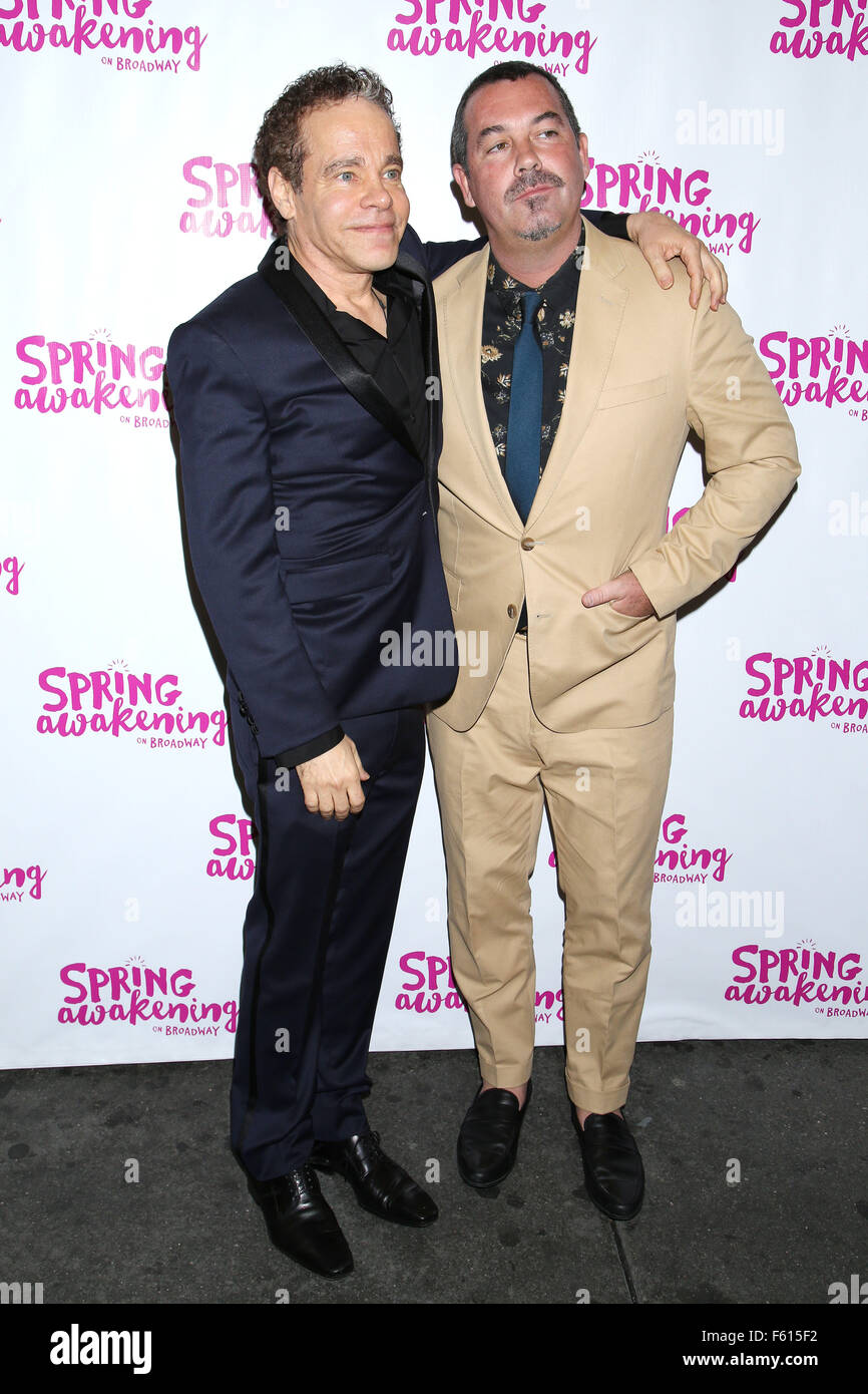 Opening night for Spring Awakening at the Brooks Atkinson Theatre ...