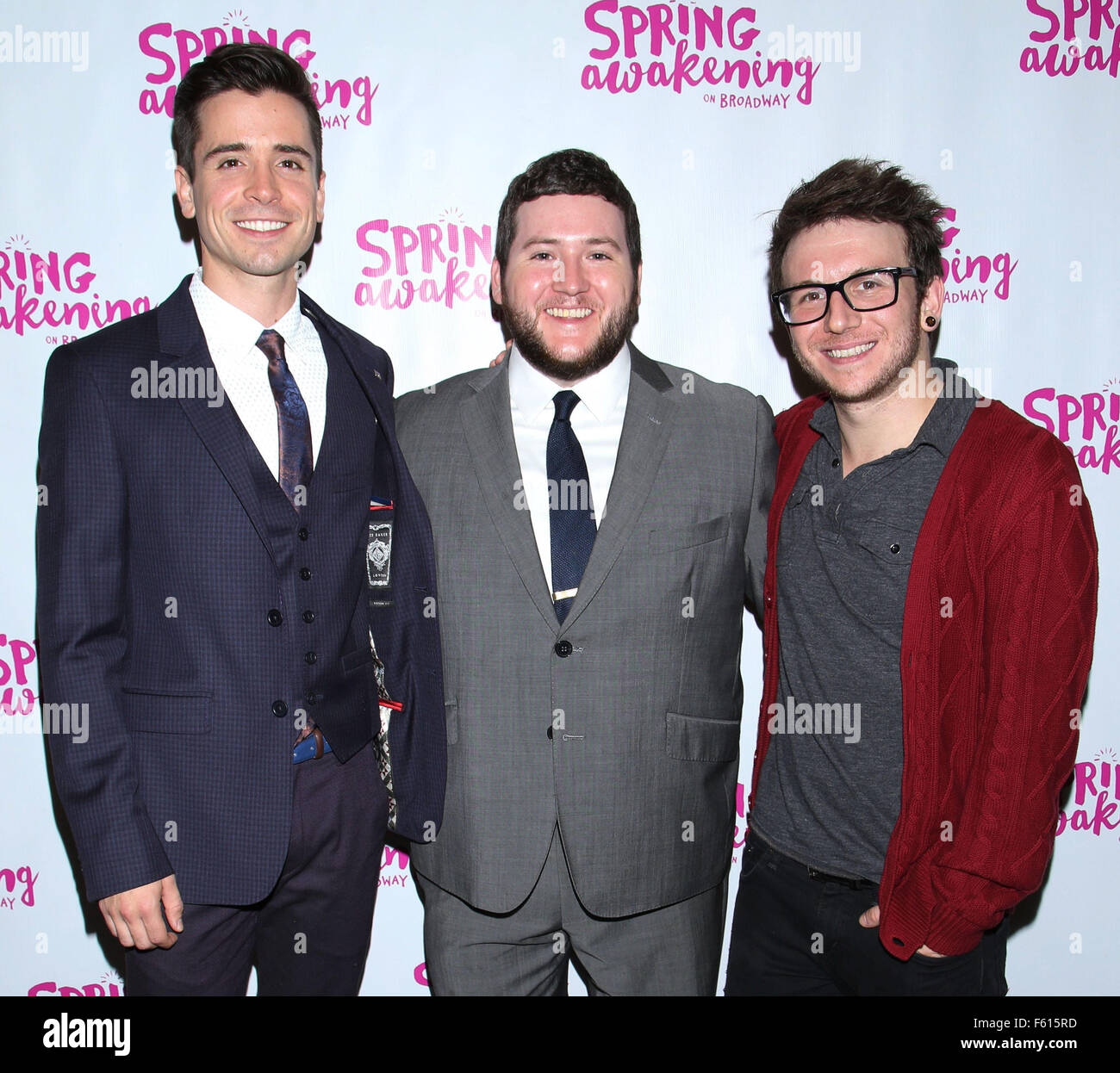 Opening night for Spring Awakening at the Brooks Atkinson Theatre - Arrivals. Featuring: Matt ...