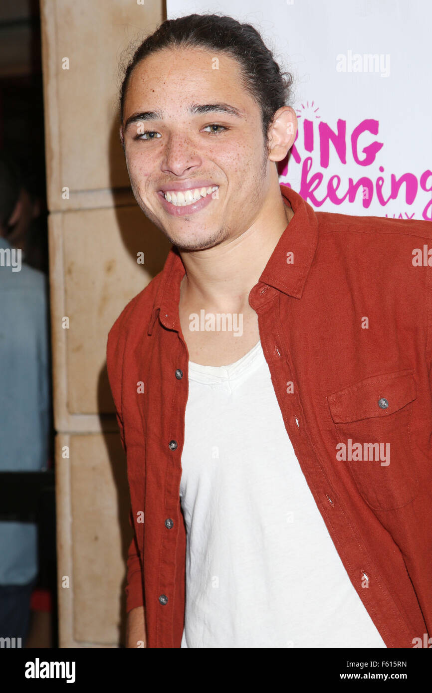 Opening night for Spring Awakening at the Brooks Atkinson Theatre ...