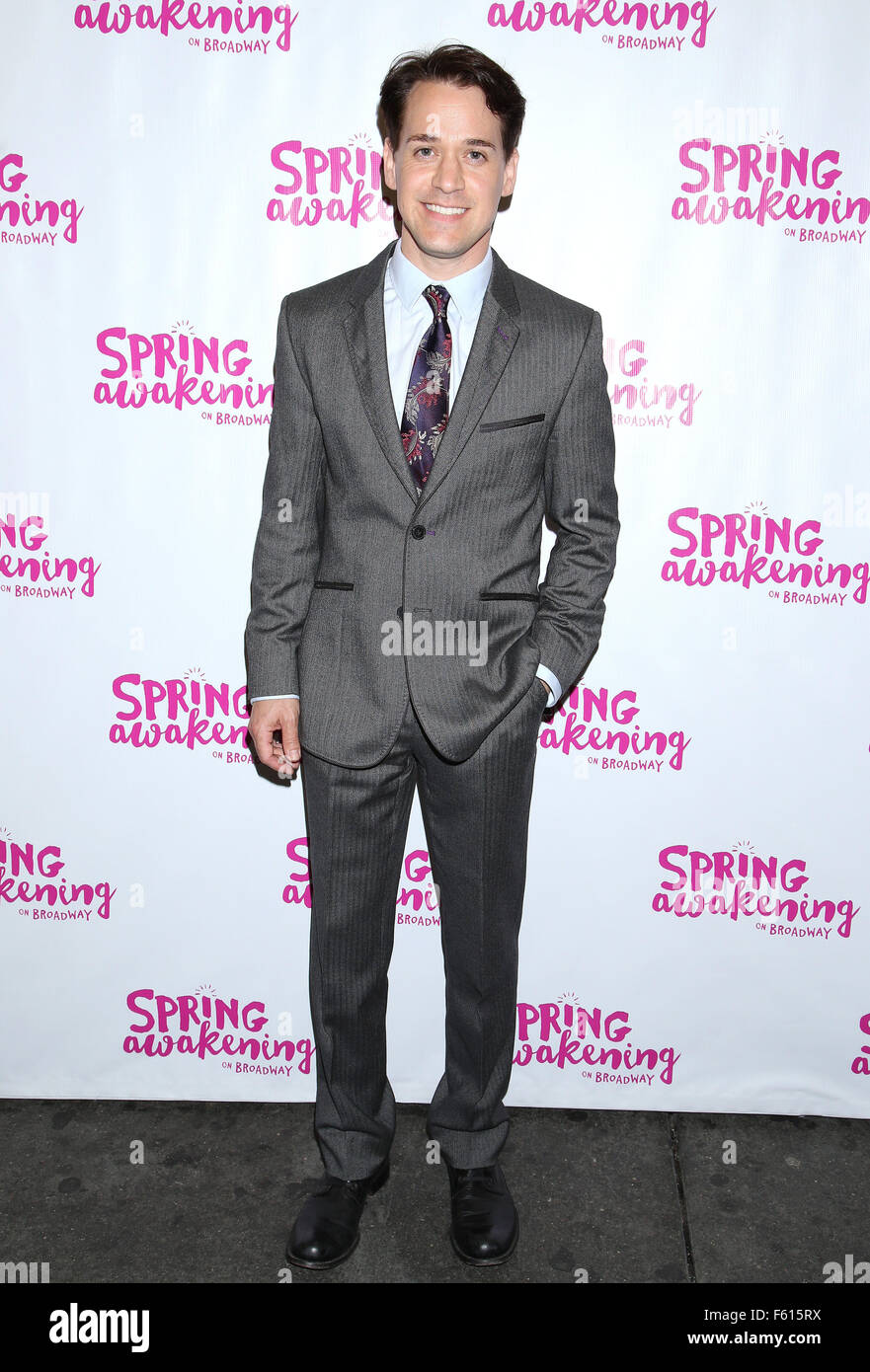 Opening night for Spring Awakening at the Brooks Atkinson Theatre ...