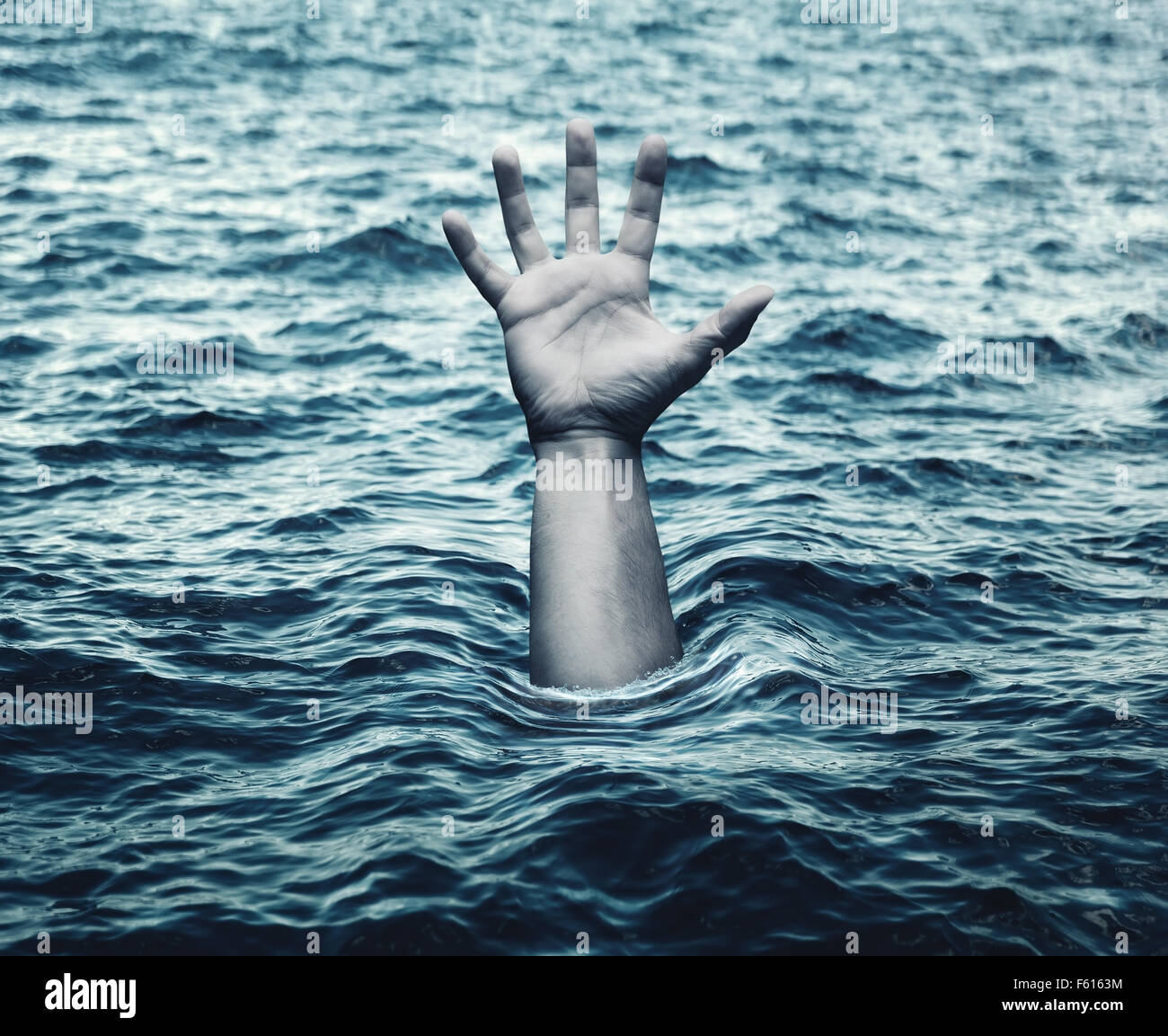 Person drowning sign hi-res stock photography and images - Alamy