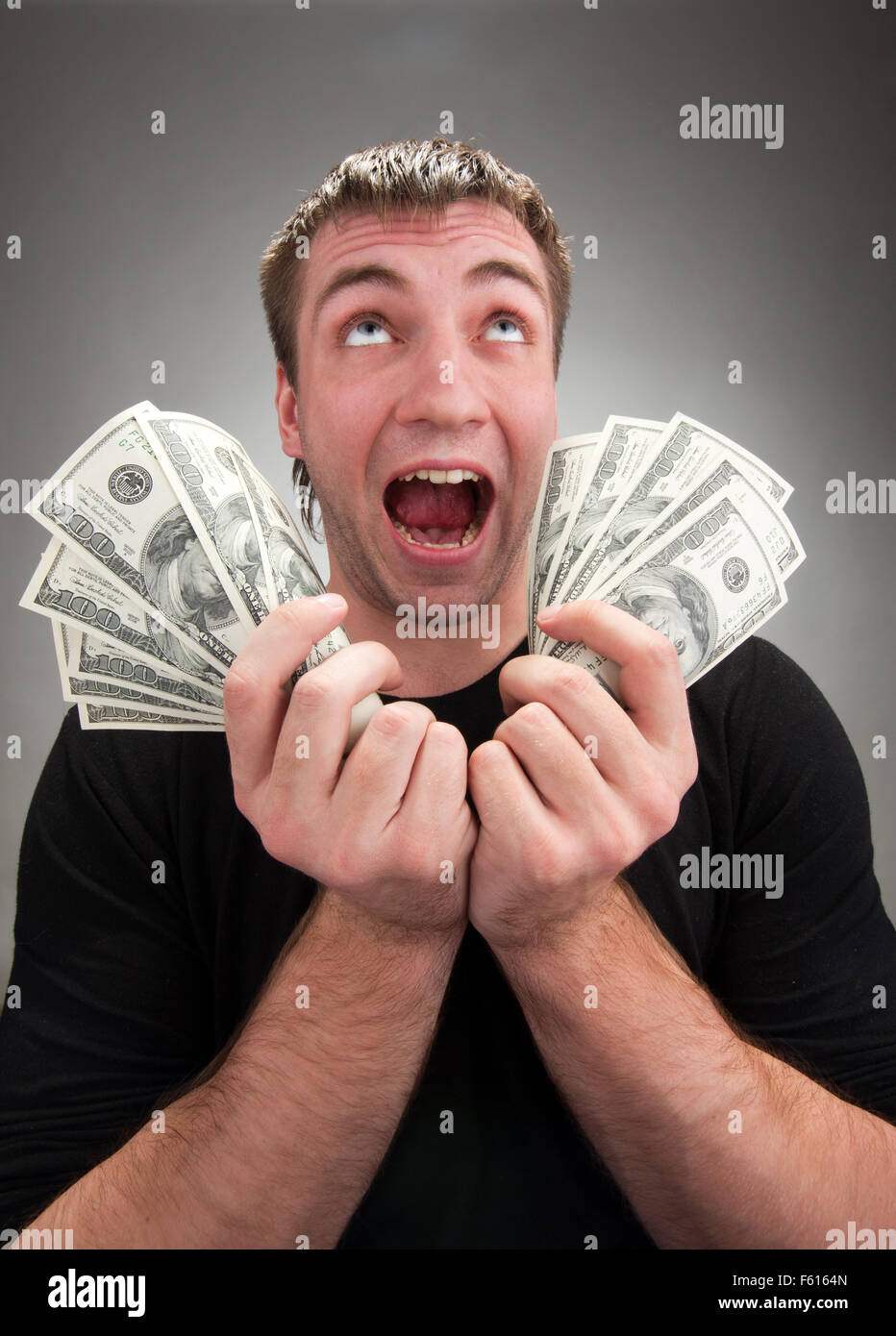 Excited rich man laughing smiling hi-res stock photography and images ...