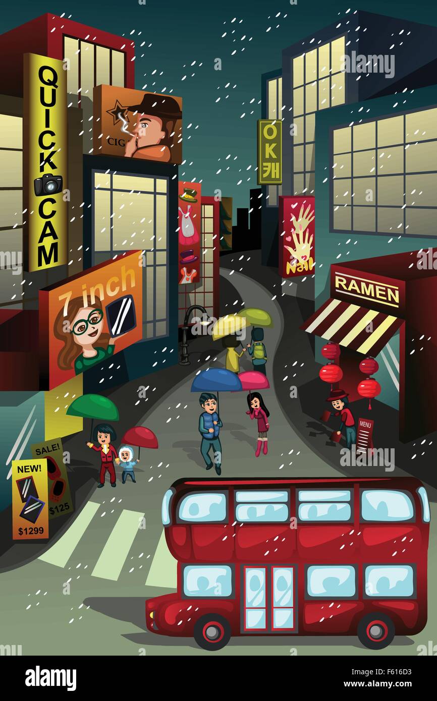 Young woman bus Stock Vector Images - Alamy