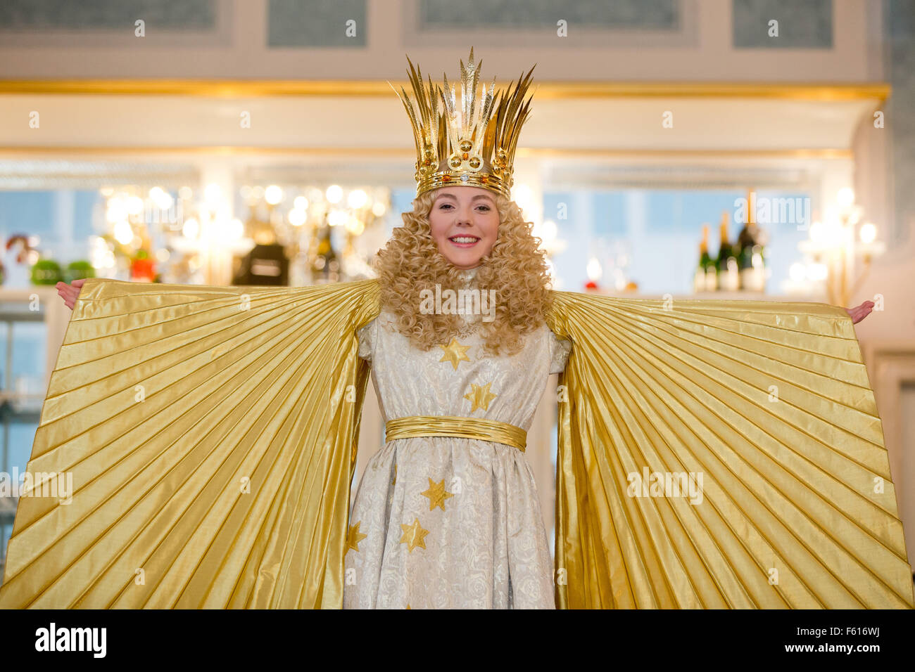 Nuremberg, Germany. 10th Nov, 2015. The new Nuremberg Christkind (lit ...