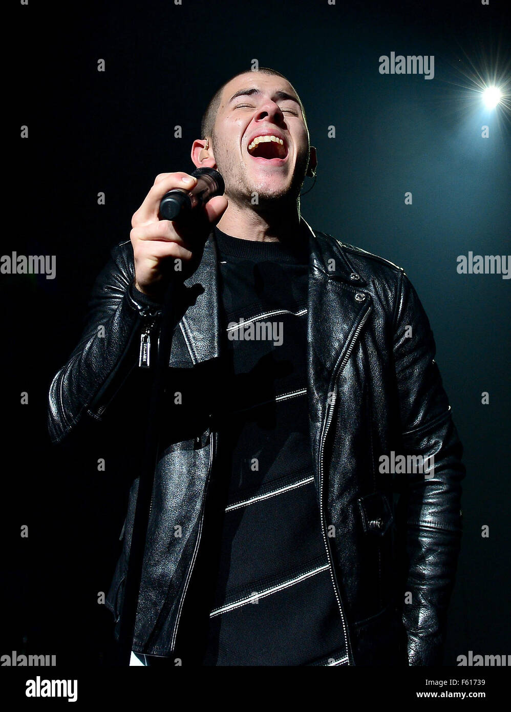 Nick Jonas performs live in concert at The Fillmore Miami Beach at ...