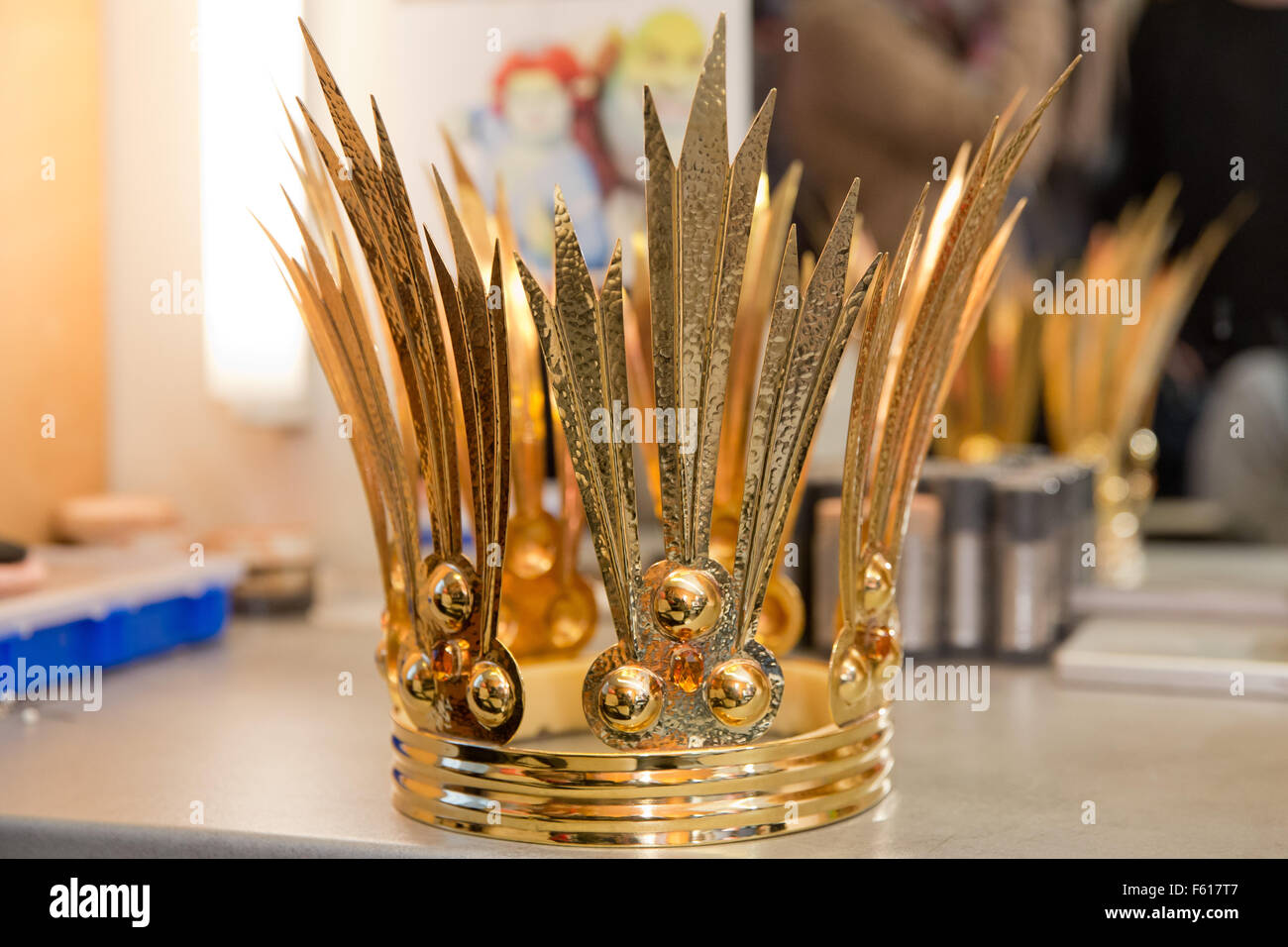 Nuremberg, Germany. 10th Nov, 2015. The crown for the Nuremberg ...