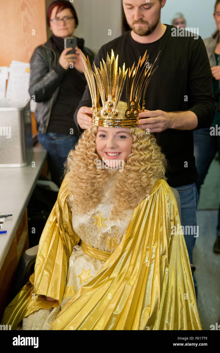 Nuremberg, Germany. 10th Nov, 2015. The new Nuremberg Christkind (lit ...