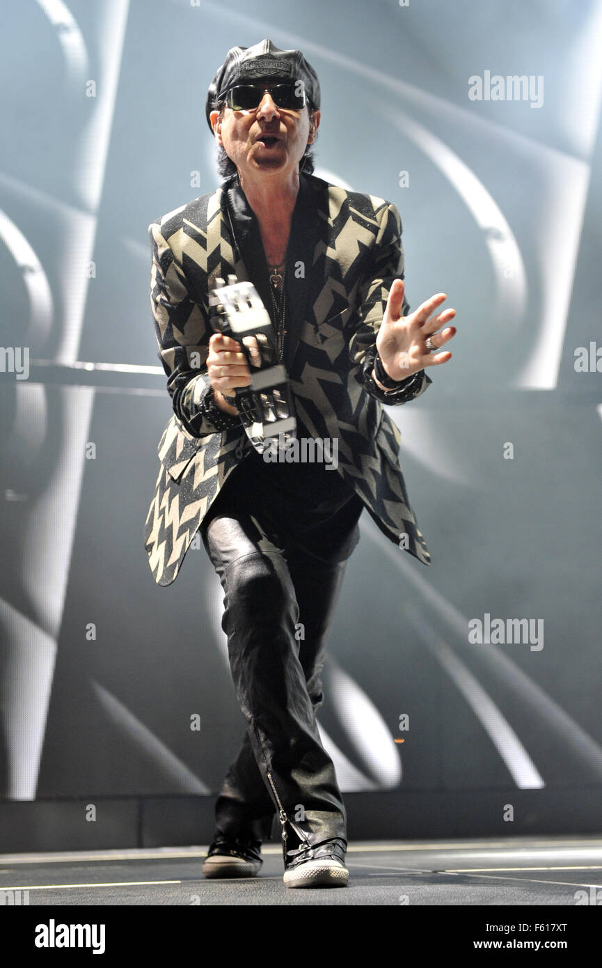 The Scorpions performing live in concert on their 50th anniversary tour ...