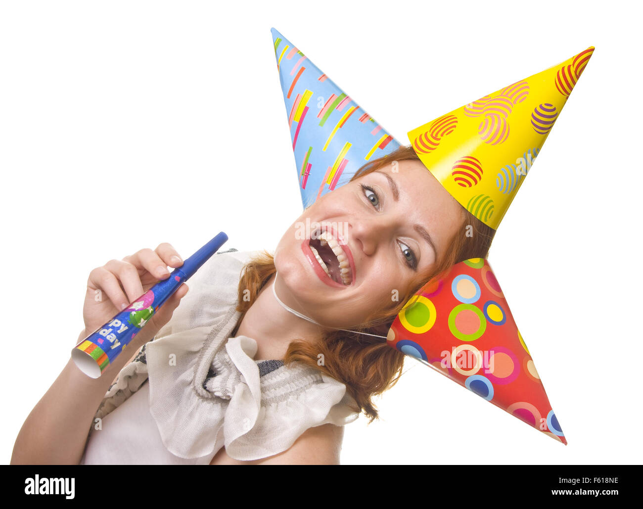 Party hats isolated on hi-res stock photography and images - Alamy