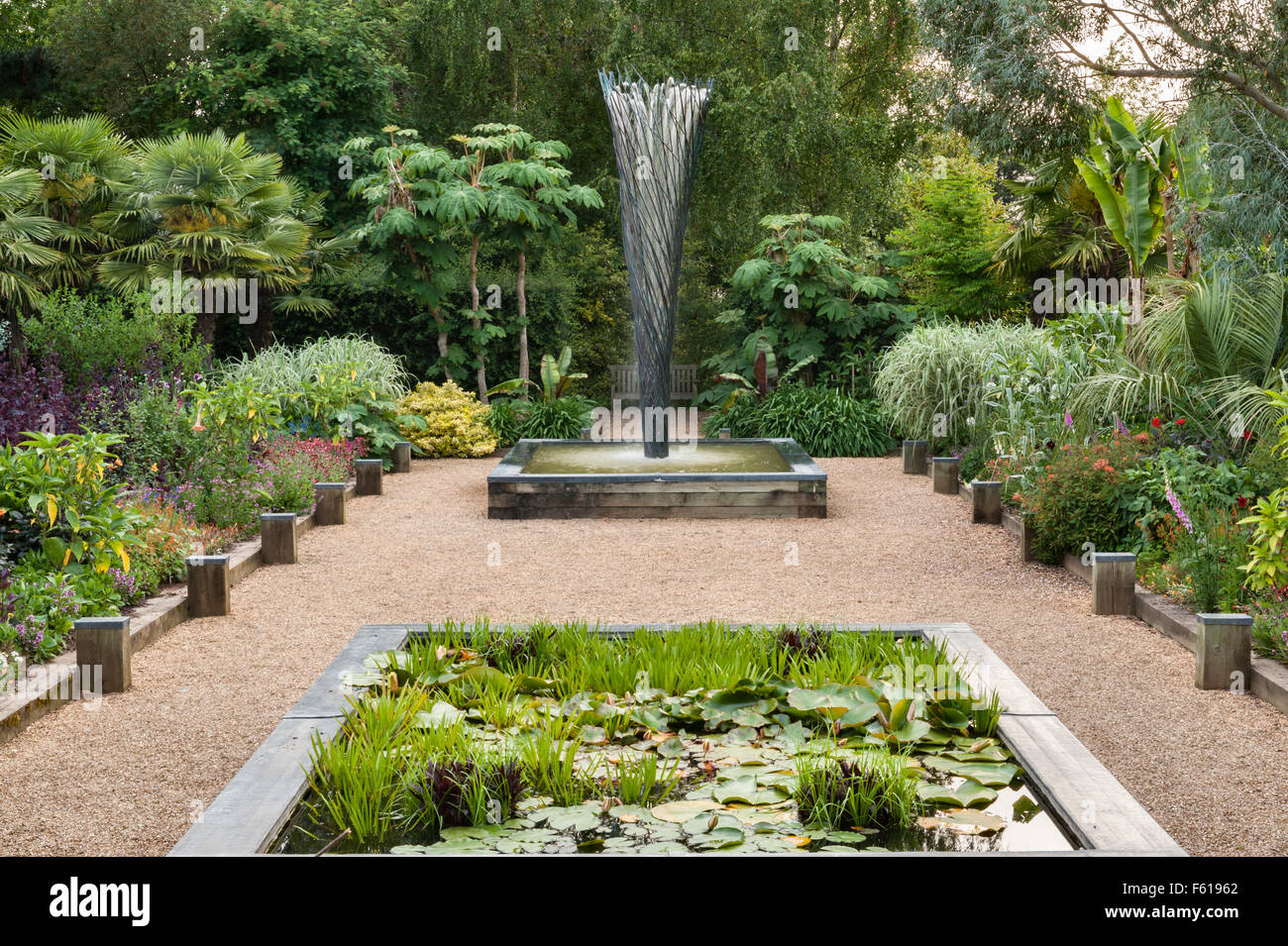 East Ruston Old Vicarage gardens, Norwich, Norfolk, UK. The Exotic ...