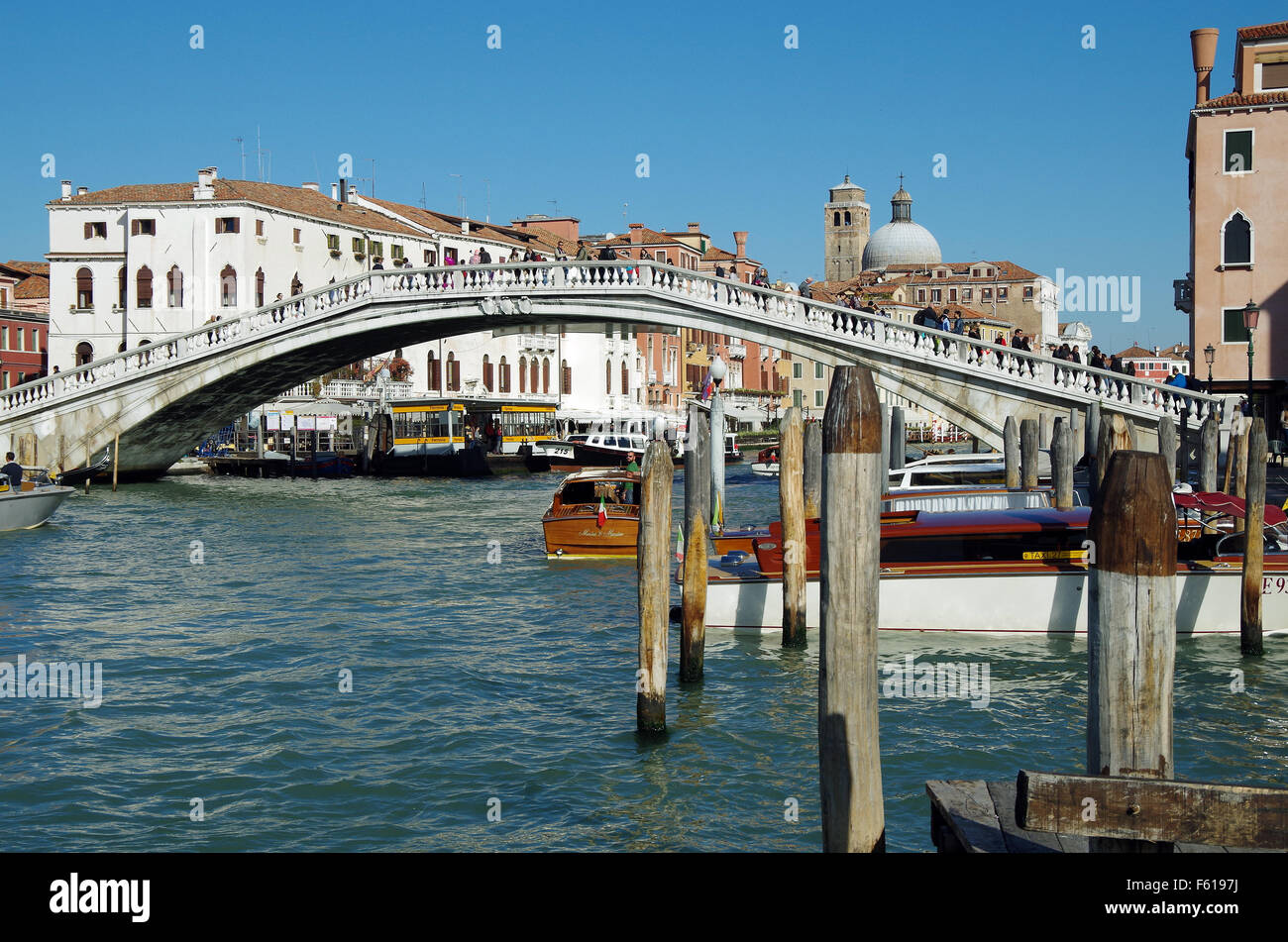 Venice, Italy, bridge Ponte de Scalzi, Grand canal Stock Photo - Alamy