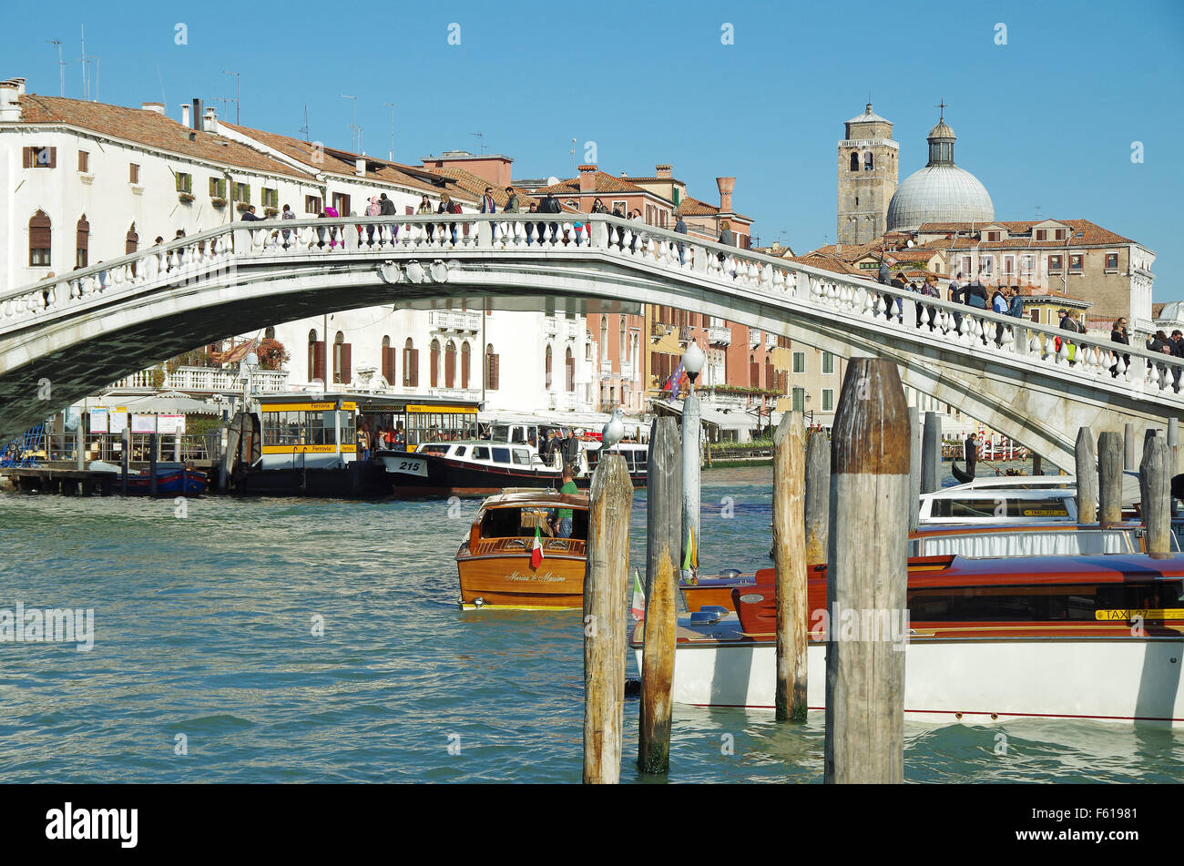 Venice, Italy, bridge Ponte de Scalzi, Grand canal Stock Photo - Alamy