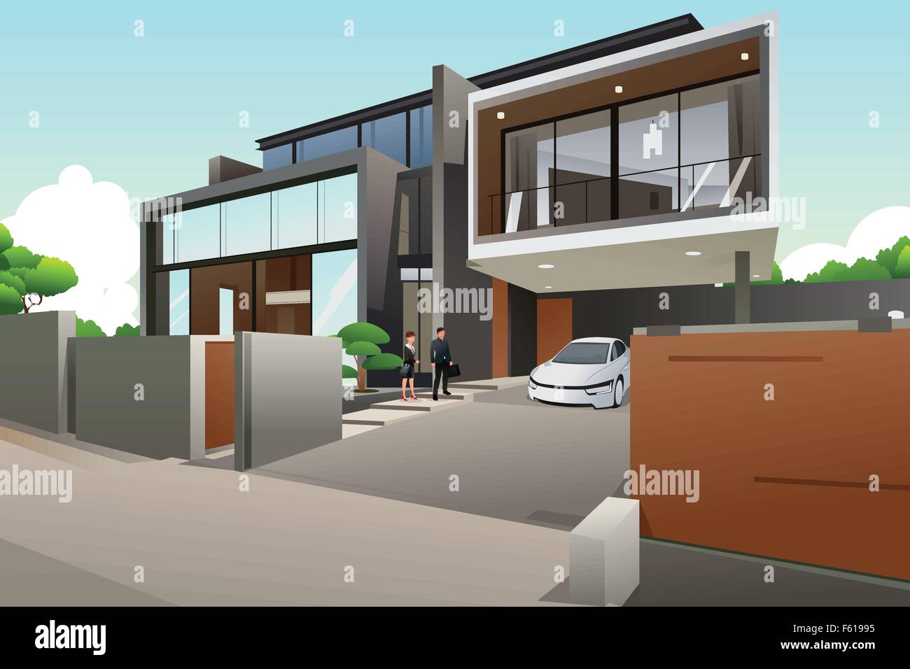 Futuristic Modern Homes Drawings