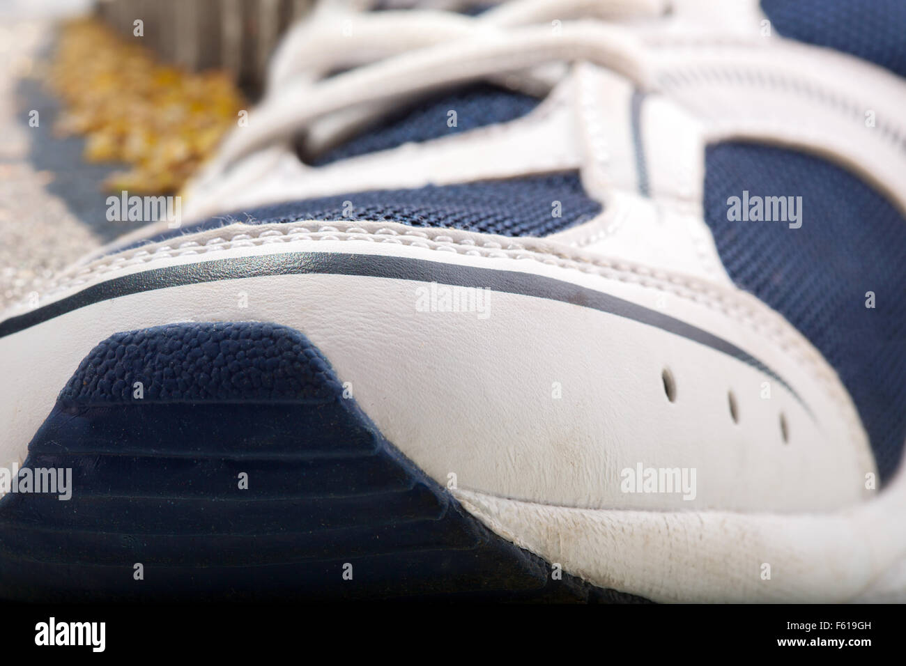 Closeup view of sport shoe Stock Photo - Alamy