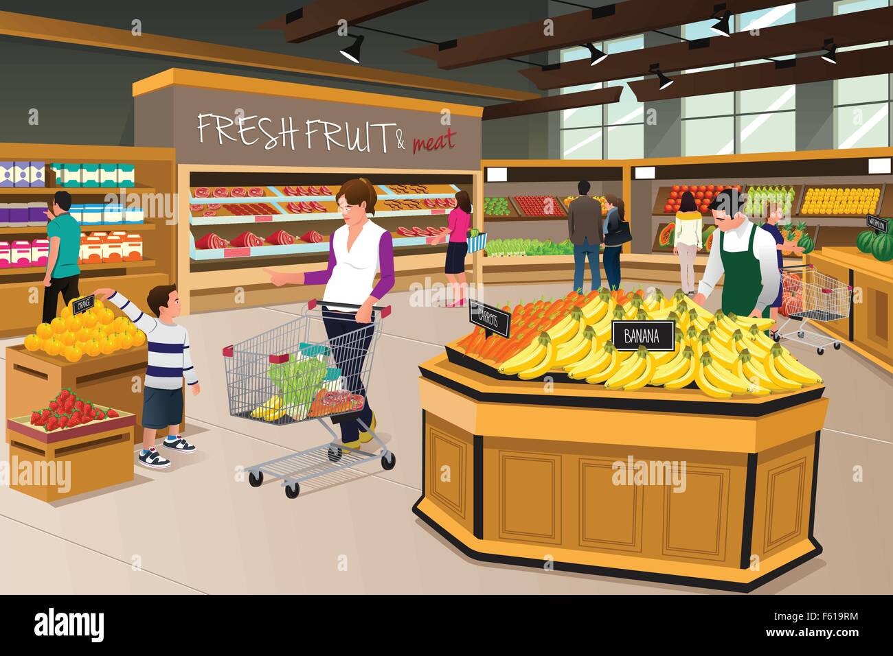 Grocery Store Vector