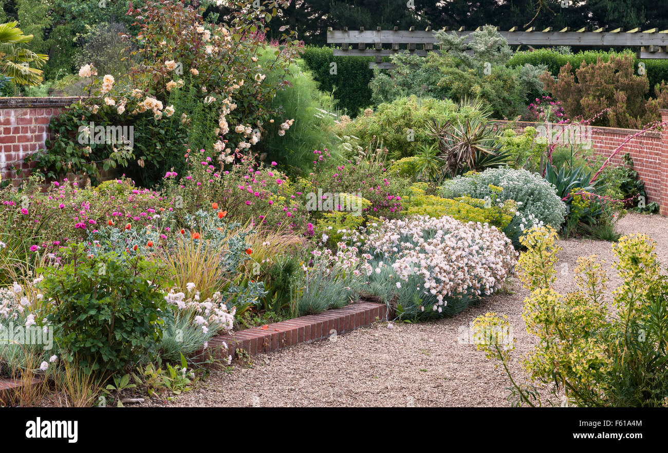 East Ruston Old Vicarage gardens, Norwich, Norfolk, UK. The ...
