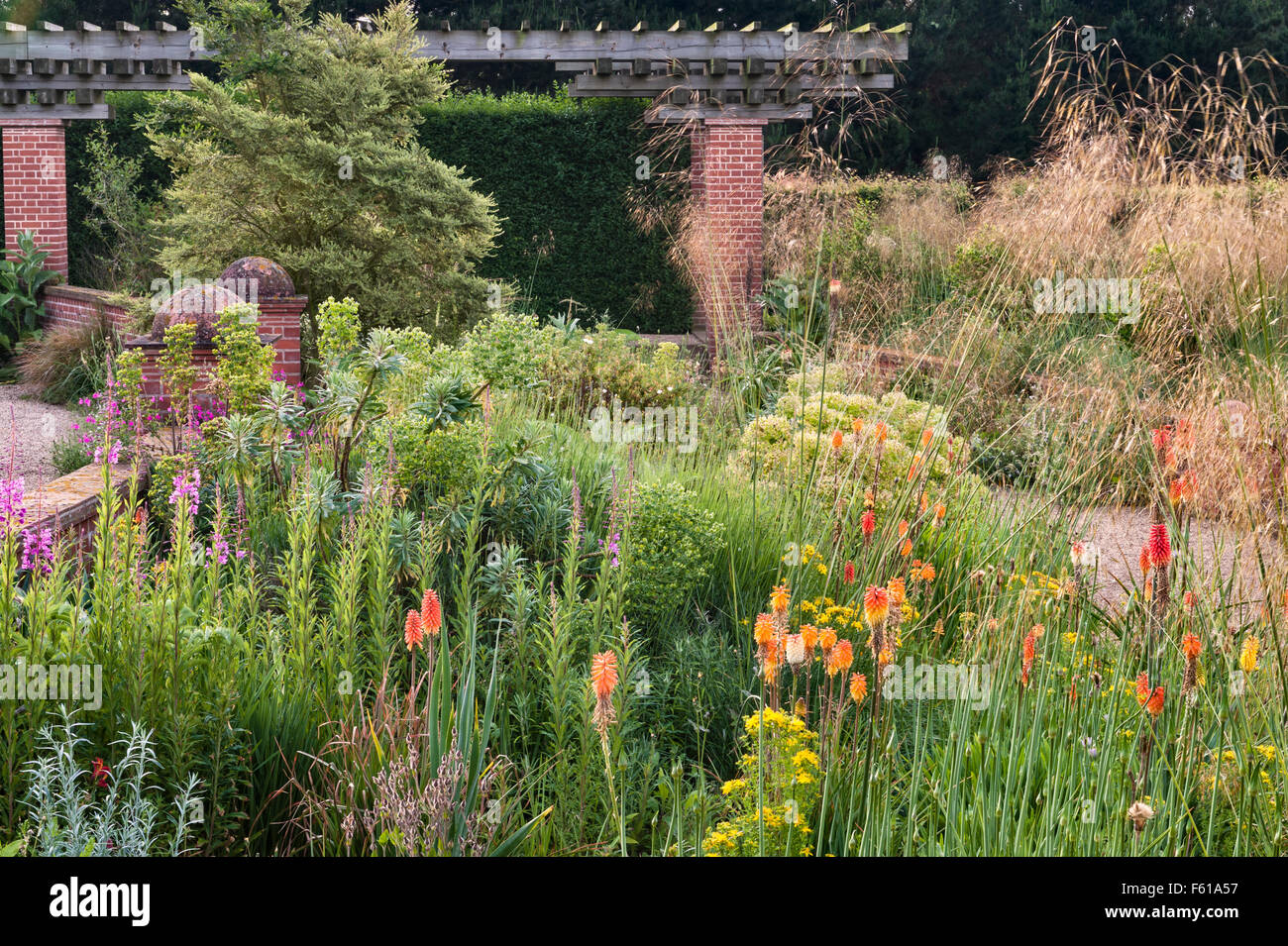 East Ruston Old Vicarage gardens, Norwich, Norfolk, UK. The ...