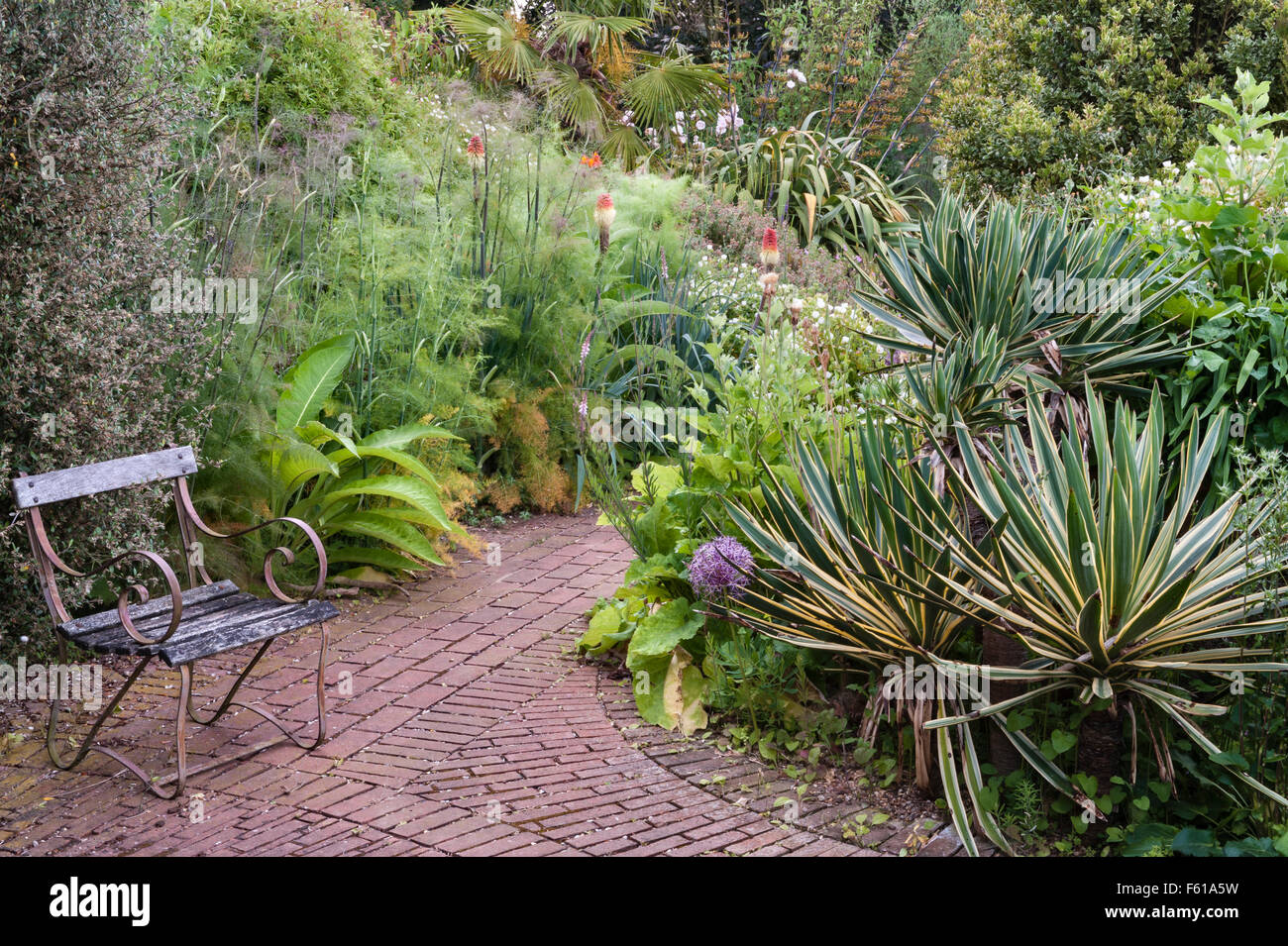 East Ruston Old Vicarage gardens, Norwich, Norfolk, UK. The ...