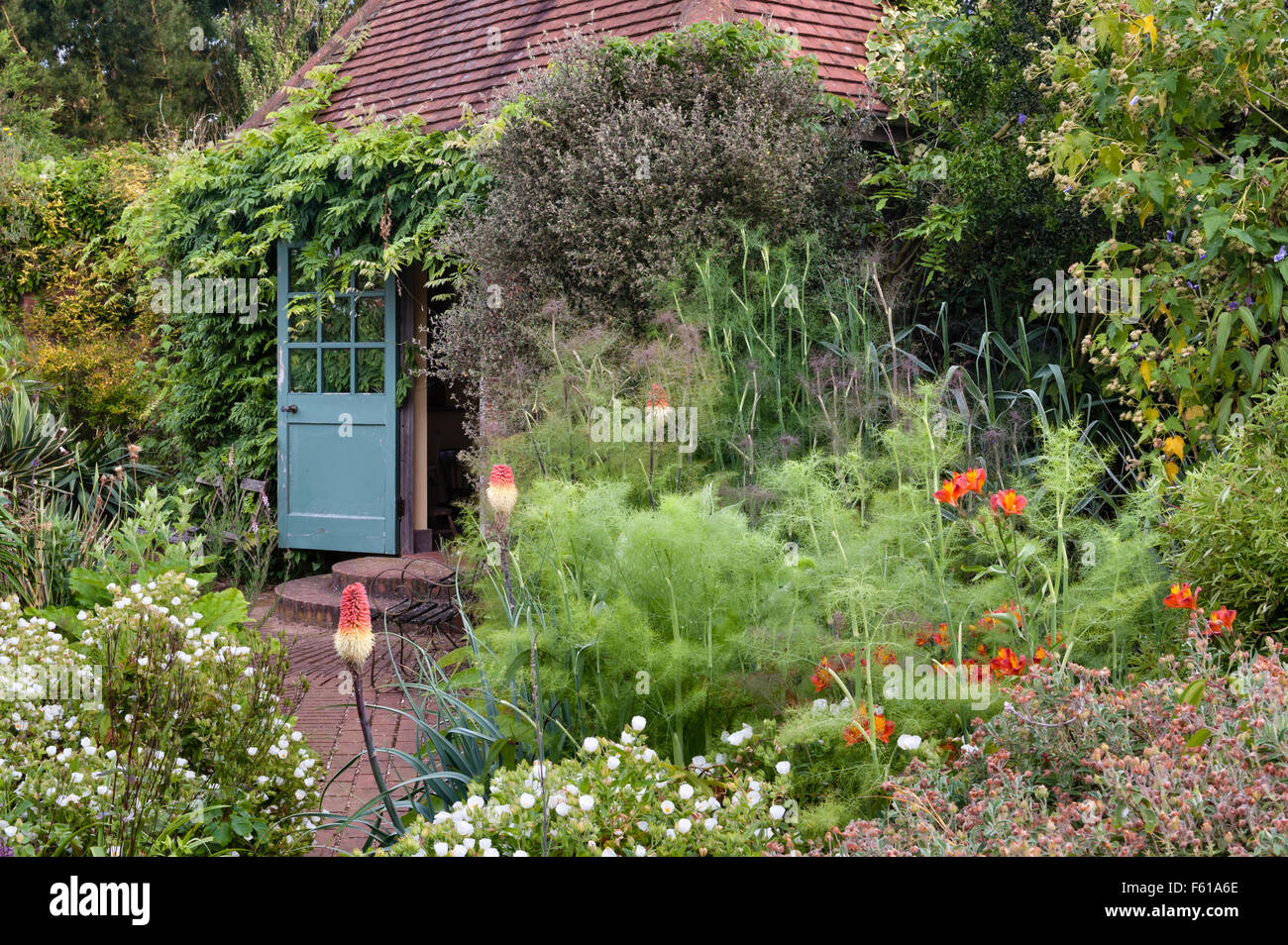 East Ruston Old Vicarage gardens, Norwich, Norfolk, UK. The ...