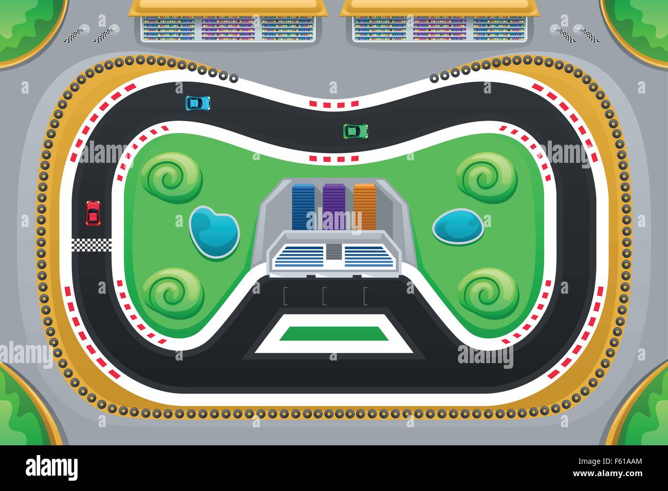 Racing cars above hi-res stock photography and images - Alamy