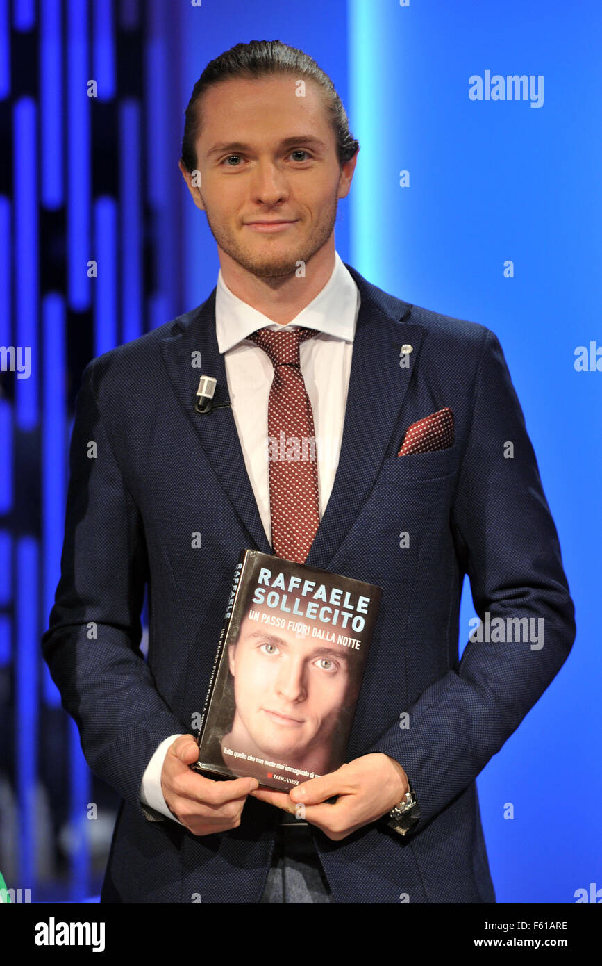 Raffaele Sollecito presents his new book 'Step out the night ...