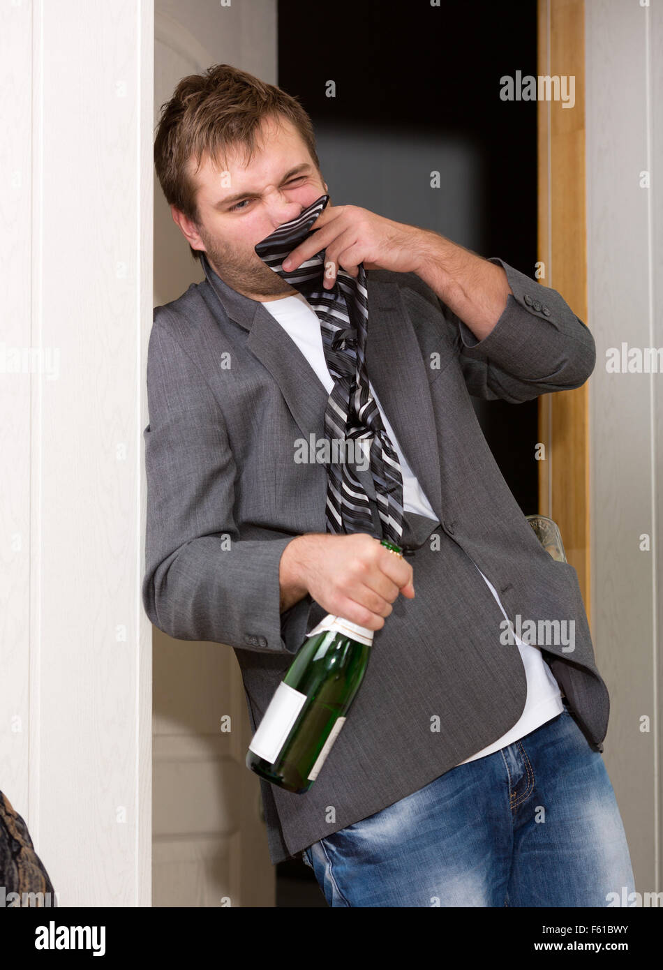 Drunk guy hi-res stock photography and images - Alamy