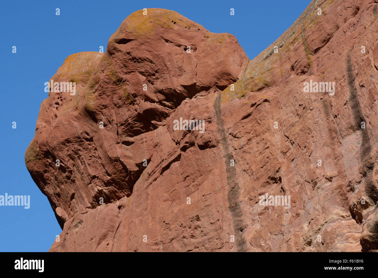 Erosion of Sandstone Red Rocks in Coorado Stock Photo - Alamy