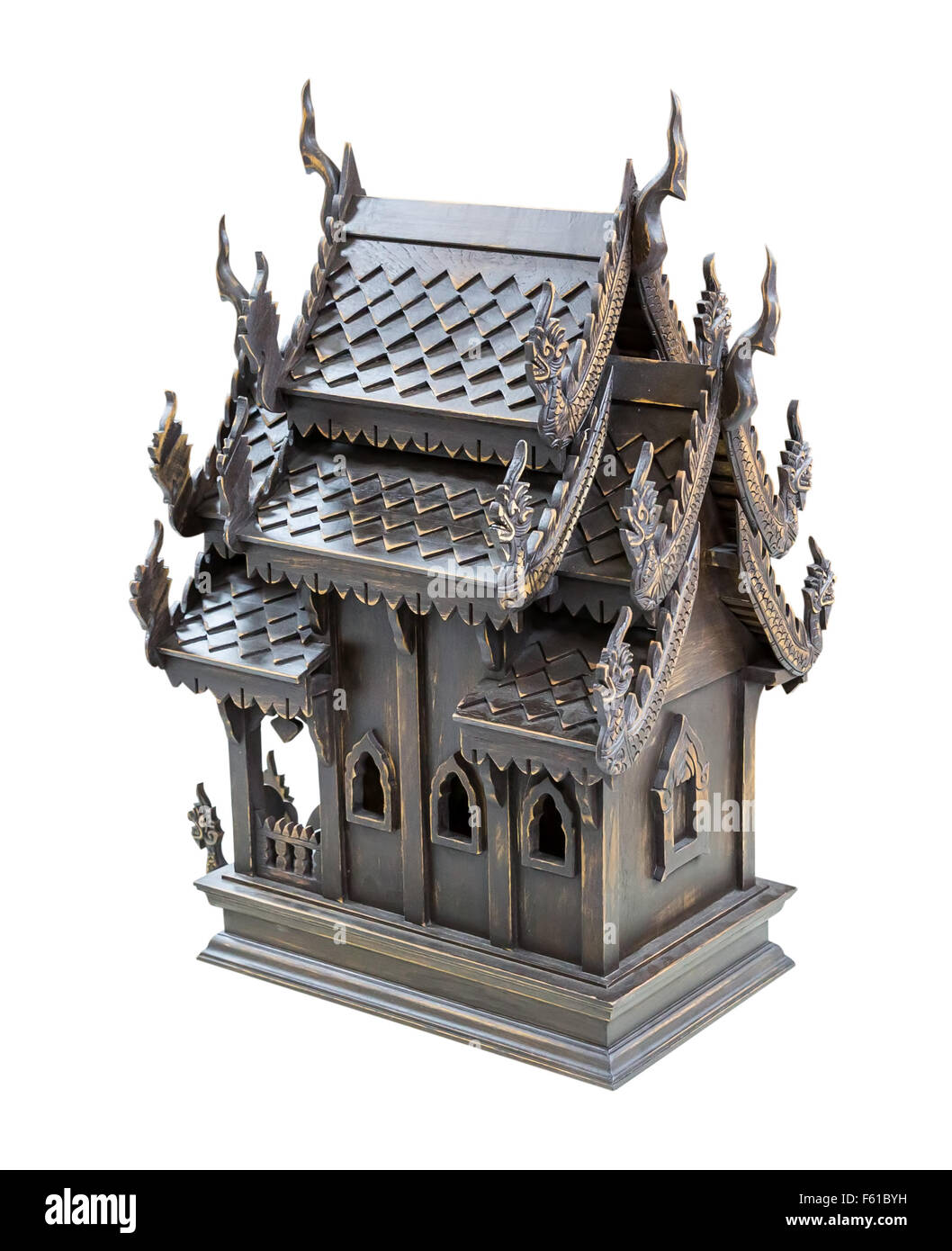 Isolated old cottage Cut Out Stock Images & Pictures - Alamy