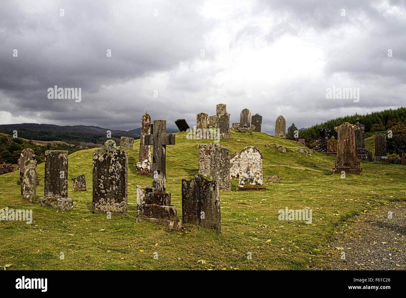 Drimnatorran Burial Ground, Strontian, Scotland Stock Photo - Alamy