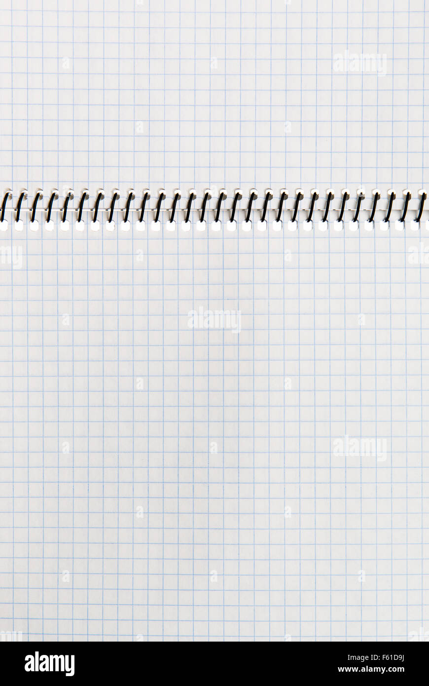 Checkered notebook page hi-res stock photography and images - Alamy