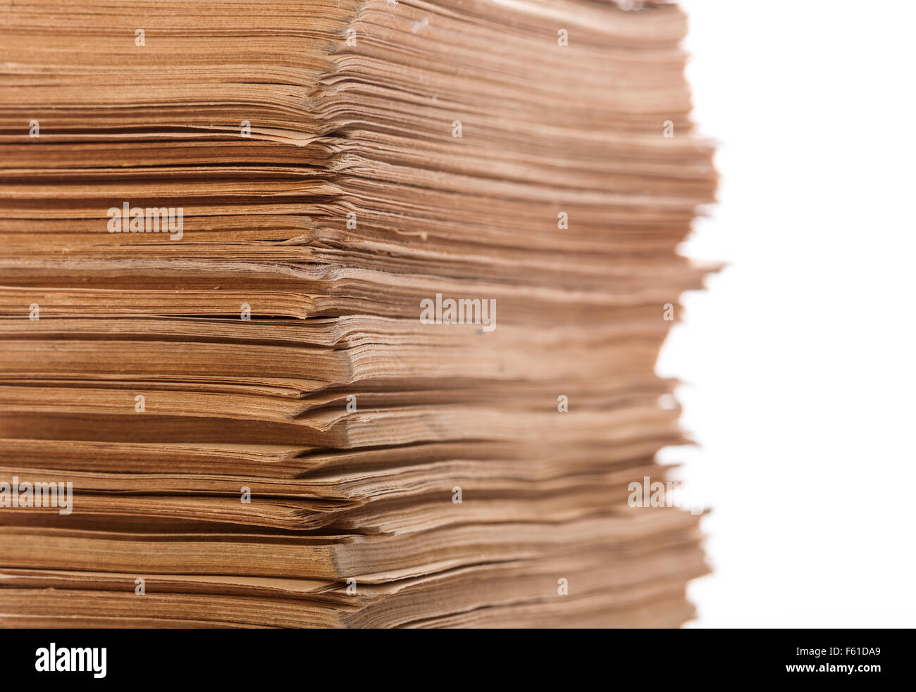 close up of stack of newspaper Stock Photo - Alamy