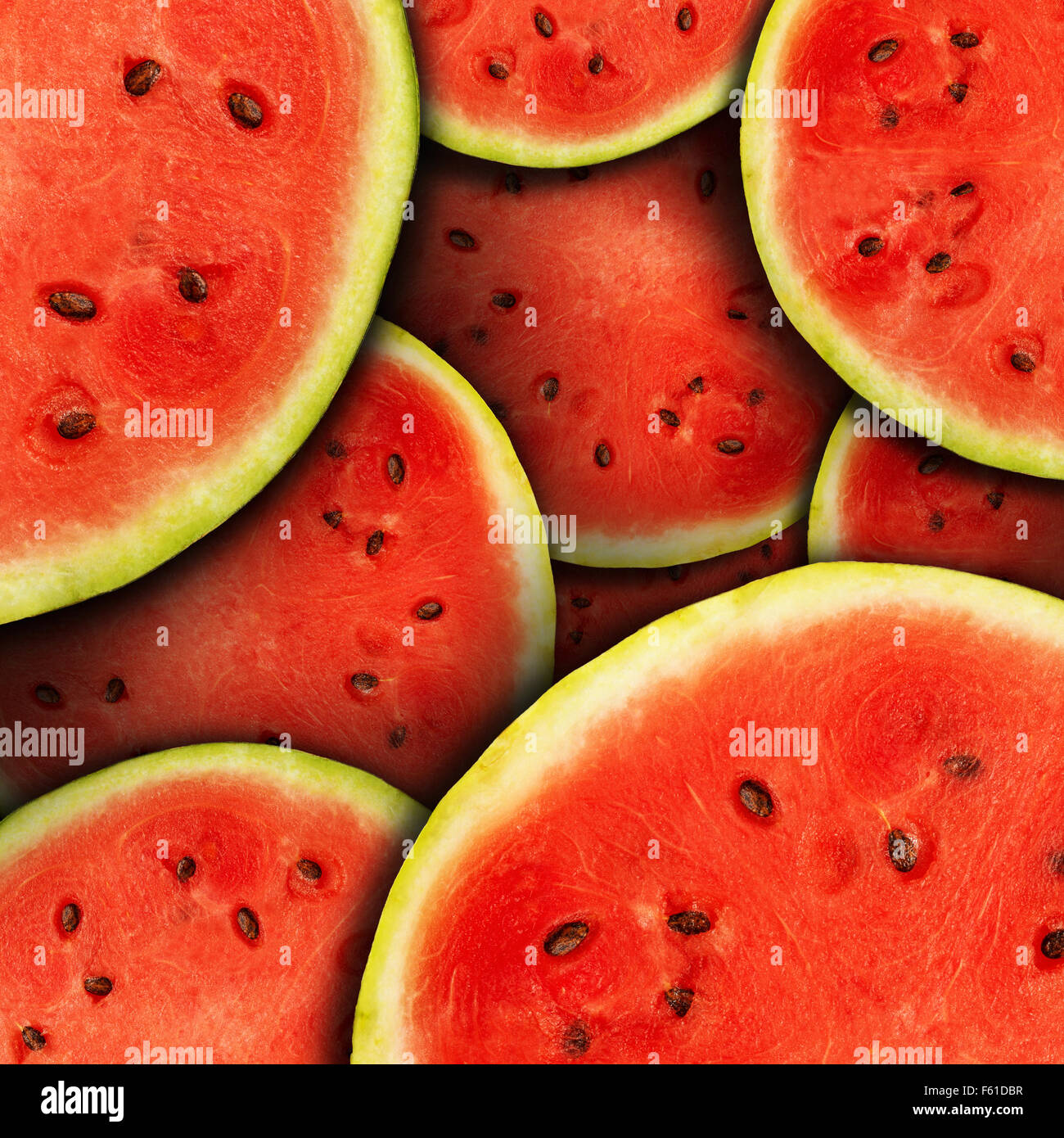 Background of fresh ripe watermelon slices Stock Photo - Alamy