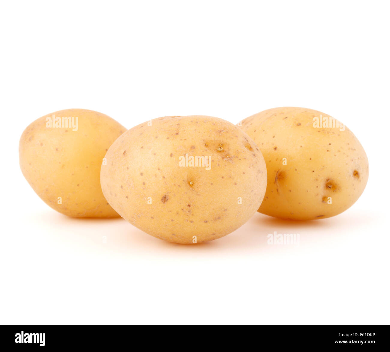 new potato tuber isolated on white background cutout Stock Photo - Alamy