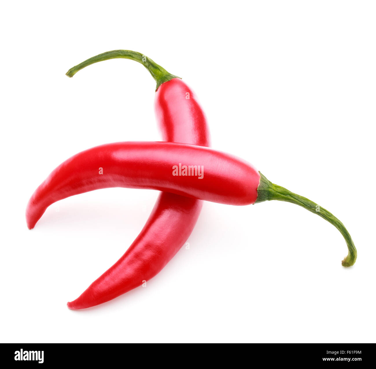 red chili or chilli cayenne pepper isolated on white background cutout ...
