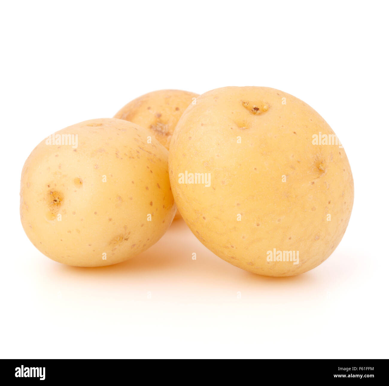 new potato tuber isolated on white background cutout Stock Photo - Alamy