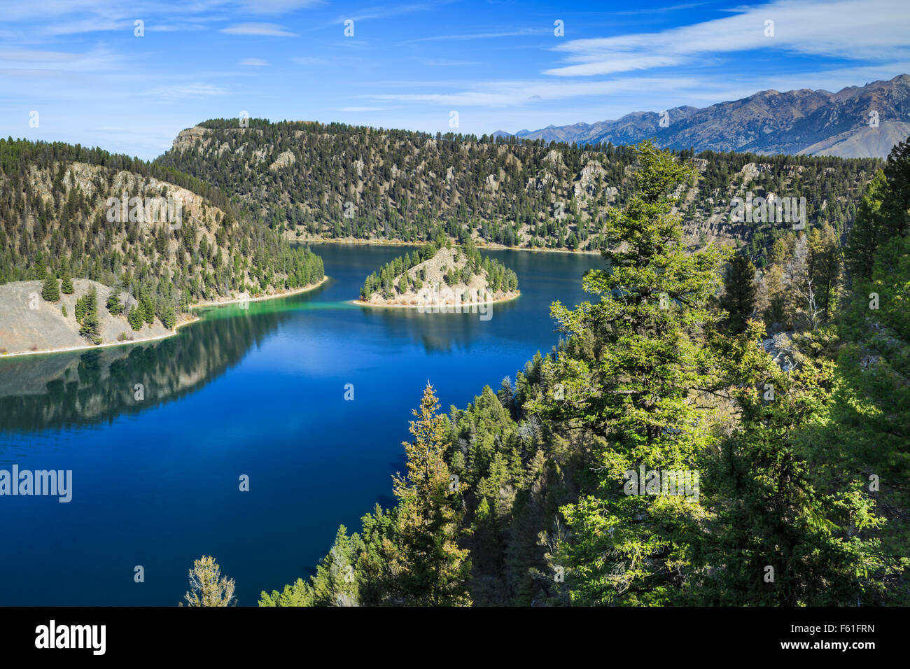 cliff lake in beaverhead-deerlodge national forest of the upper madison ...