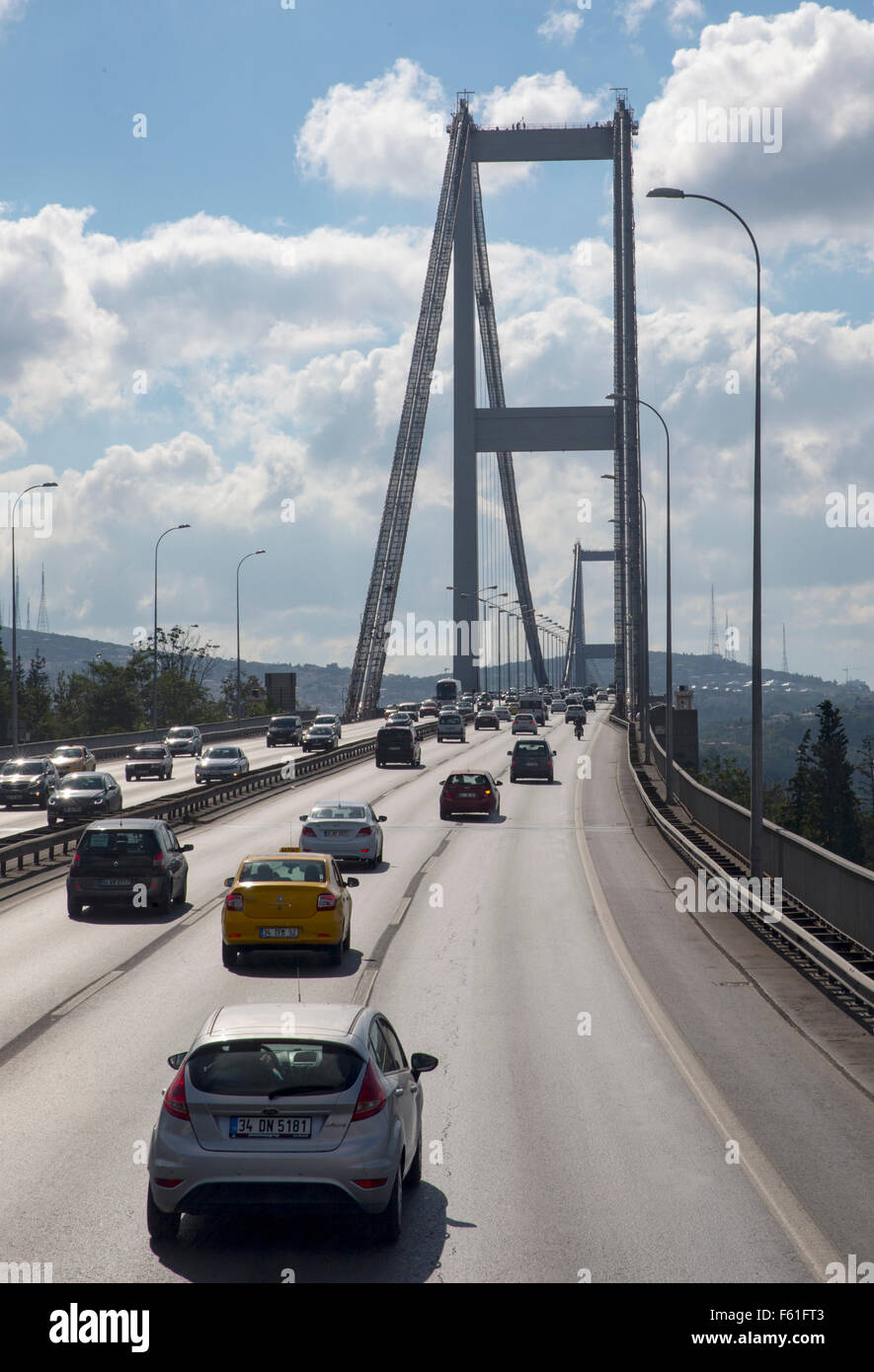 Turkey first bosphorus bridge suspension hi-res stock photography and ...