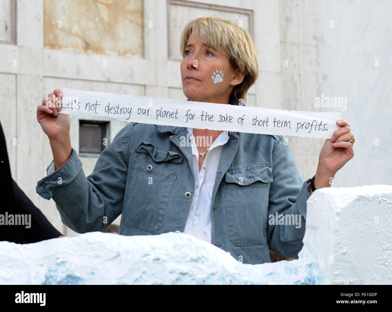 Emma Thompson joins Greenpeace celebration as Shell announce end of ...